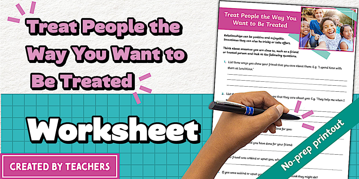 Friendship Activity Sheet for Learners