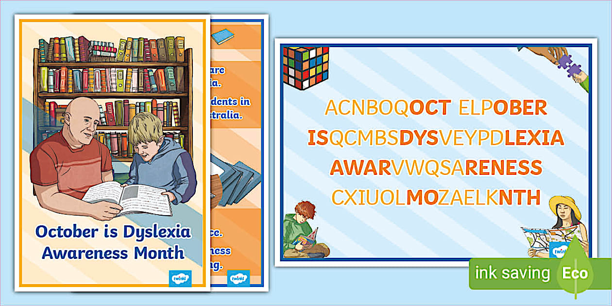 Dyslexia Awareness Posters (teacher made) - Twinkl
