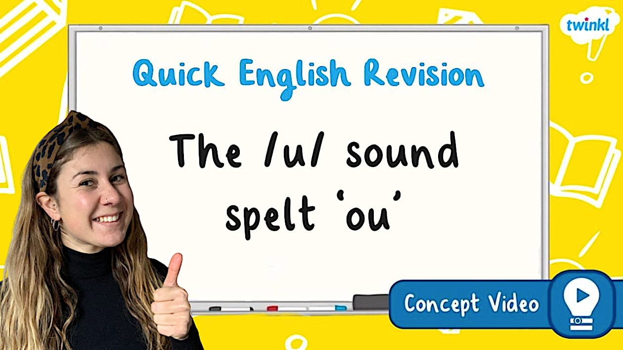 The /u/ sound spelt 'ou' | KS2 English Concepts Video