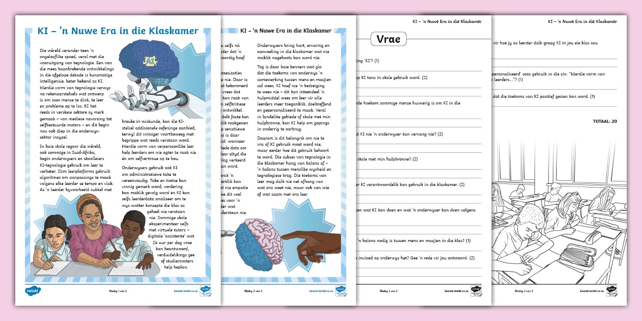 KI –'n Nuwe Era in die Klaskamer Begripstoets