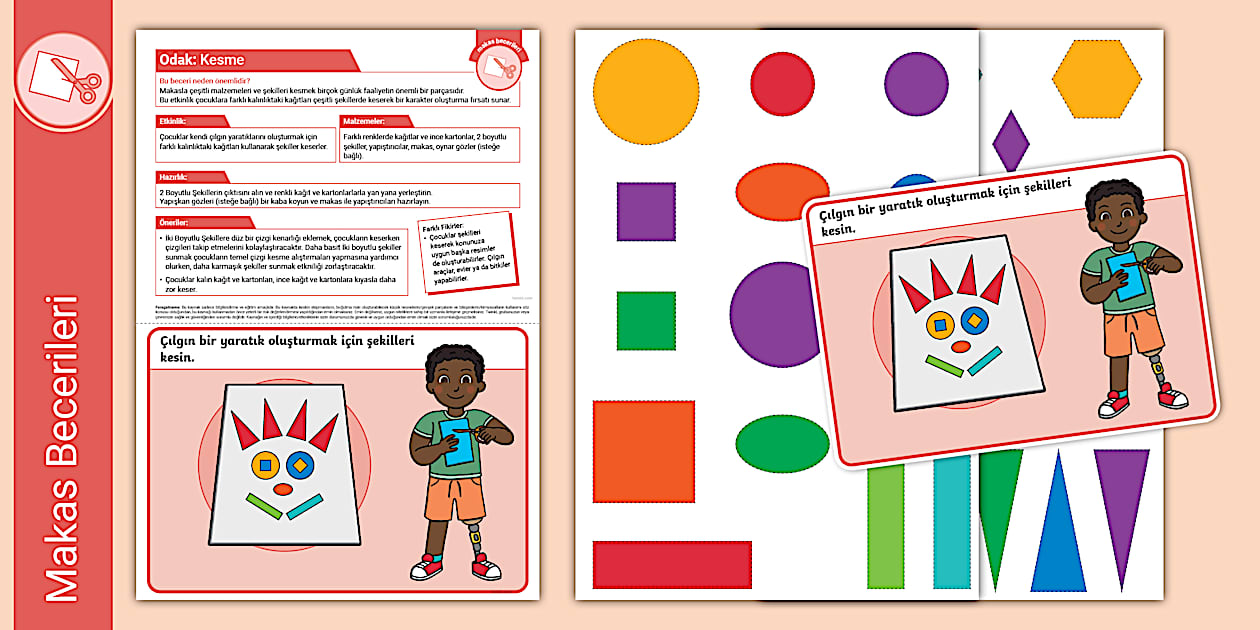 Çılgın Canavarlar Yapalım (teacher made) - Twinkl