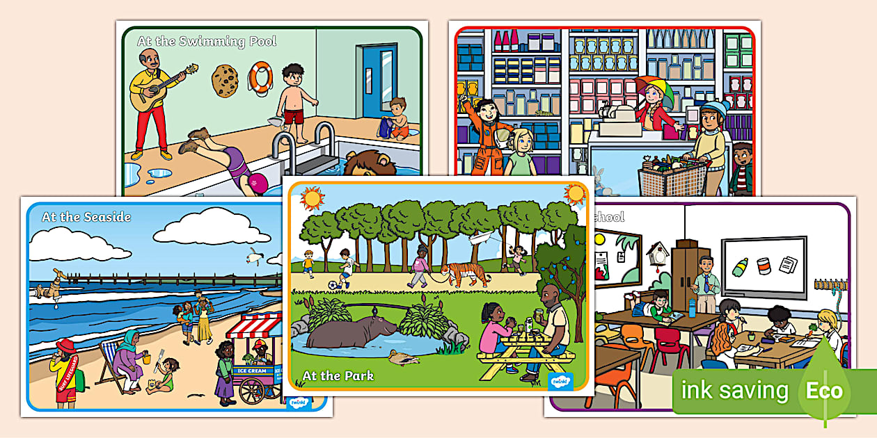 Spot What's Wrong Challenge Picture Cards - Thinking Skills