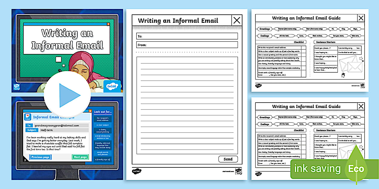KS2 Writing an Informal Email Resource Pack (teacher made)