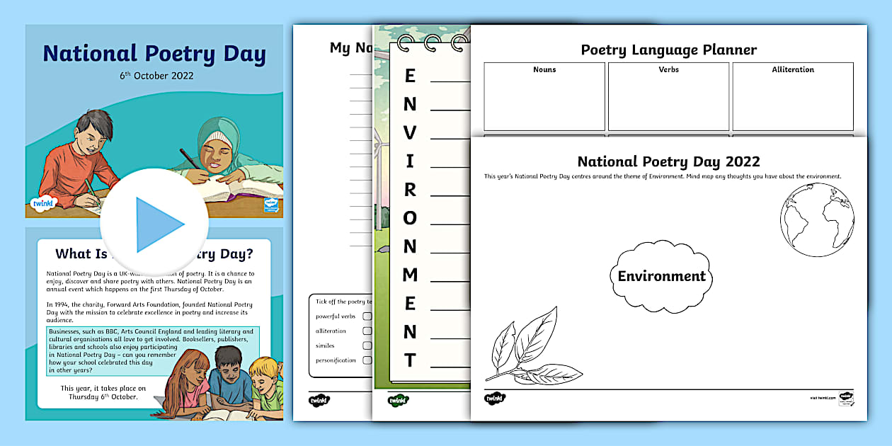 LKS2 National Poetry Day Resource Pack (teacher made)
