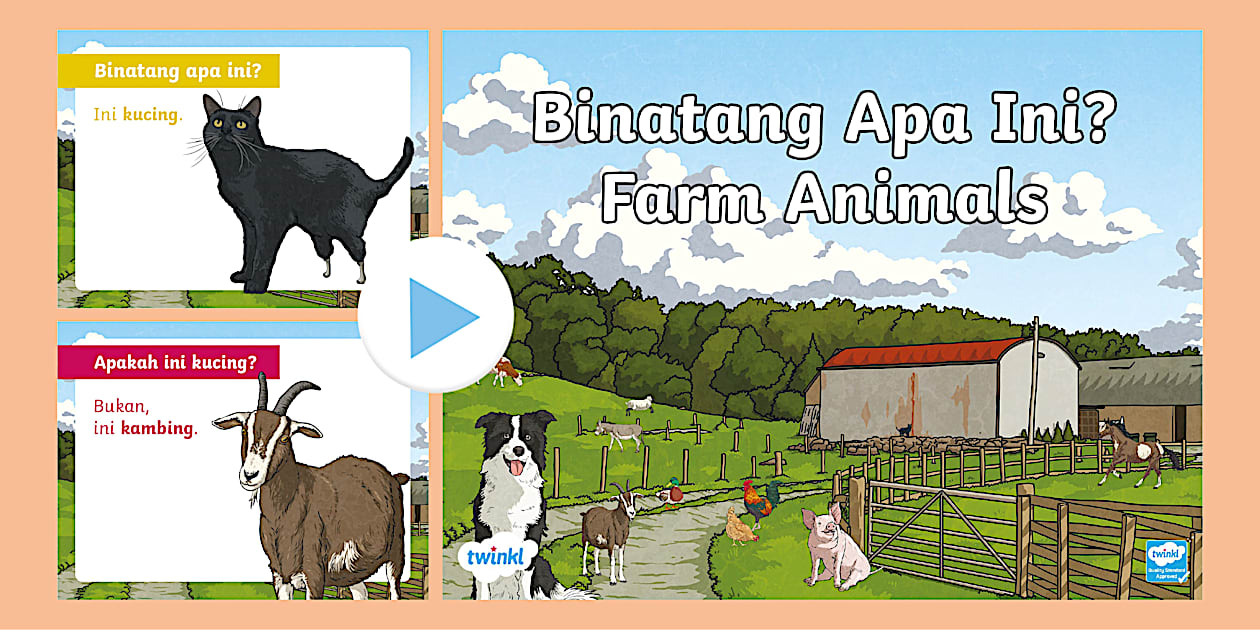 Binatang Apa Ini? Farm Animals PowerPoint Indonesian