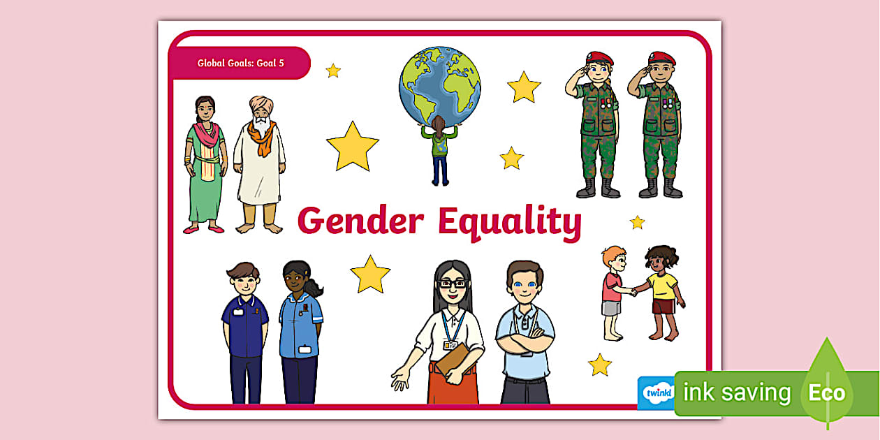 All About Global Goals: Gender Equality Display Poster