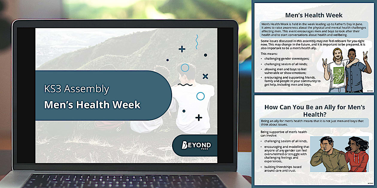 KS3 Men's Health Assembly (teacher made) - Twinkl