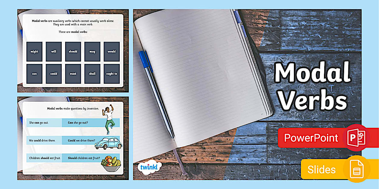 Modal Verbs PowerPoint & Slides | Grammar - Twinkl