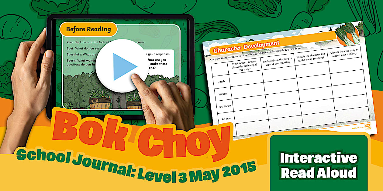 Bok Choy: Interactive Read Aloud Pack
