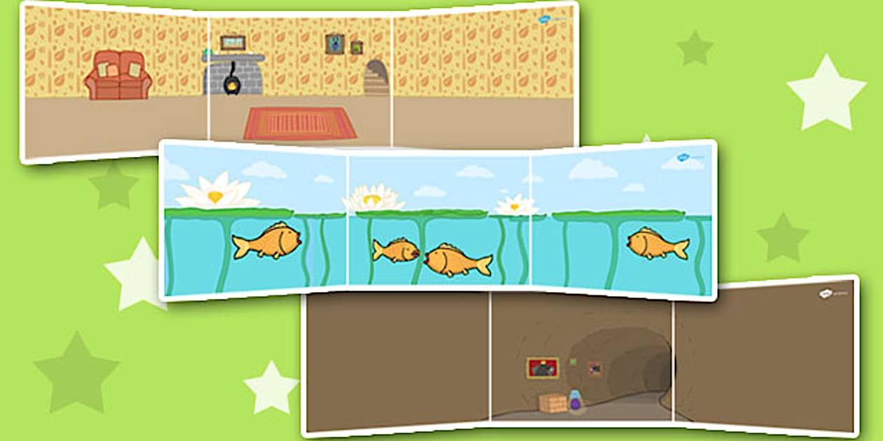 Thumbelina Small World Backgrounds (teacher made) - Twinkl