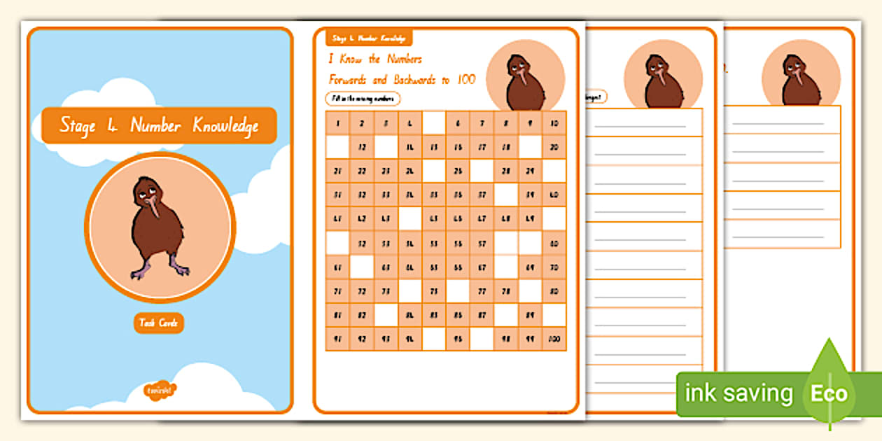 Stage 4 Number Knowledge Task Cards (teacher made) - Twinkl