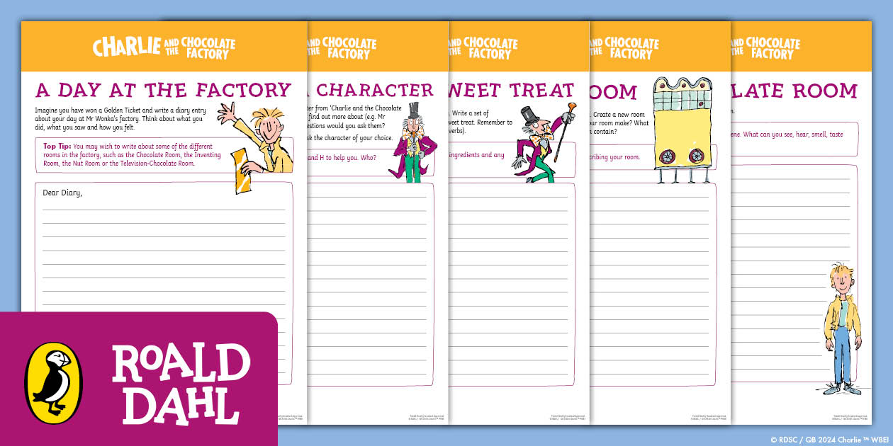 Charlie and the Chocolate Factory: Writing Pack [Ages 7-9]