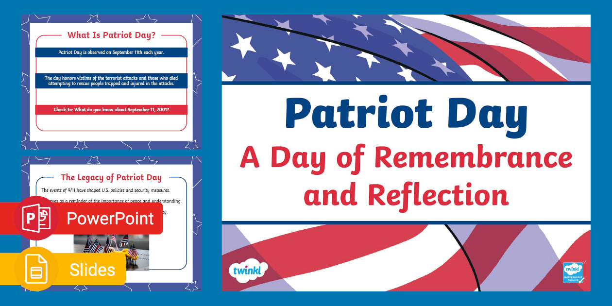 Engaging Patriot Day Slides for 6th-8th Grade | Twinkl USA