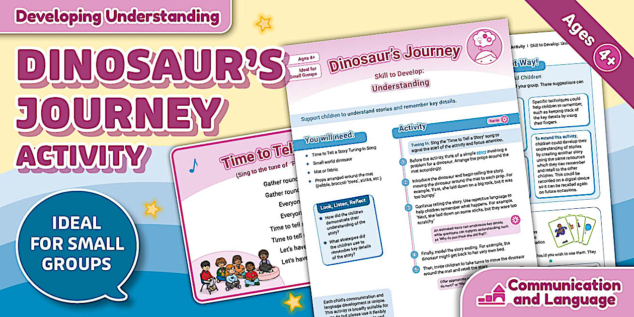 EYFS Remembering Stories Communication and Language Ages 4+