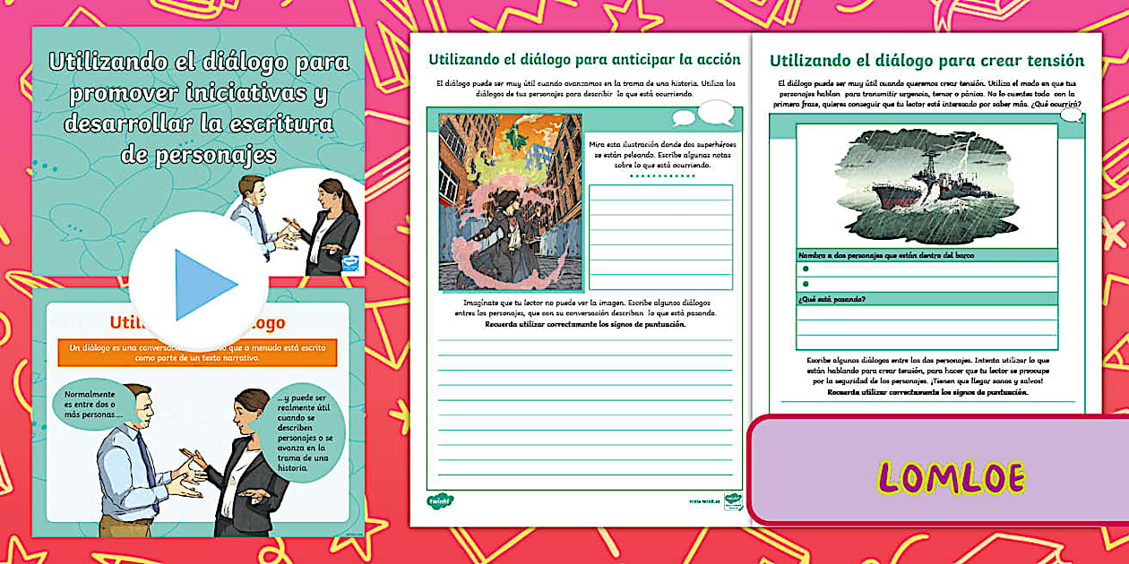 Pack LOMLOE: El diálogo literario