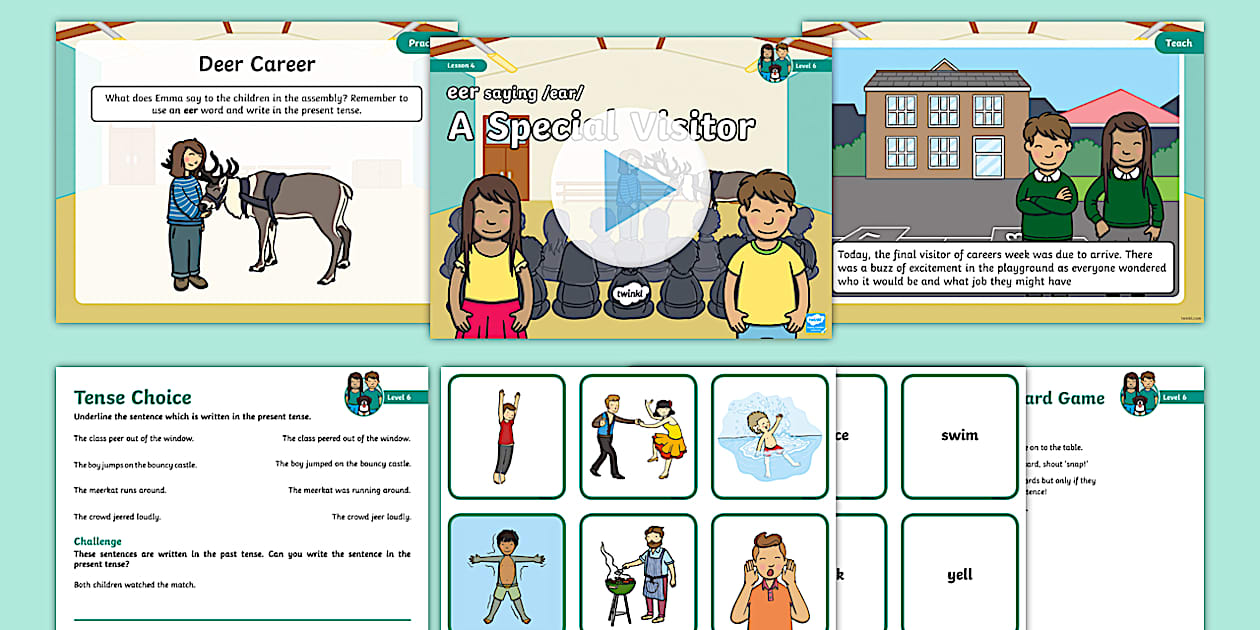 'eer' saying /ear/ Lesson Plan (teacher made) - Twinkl
