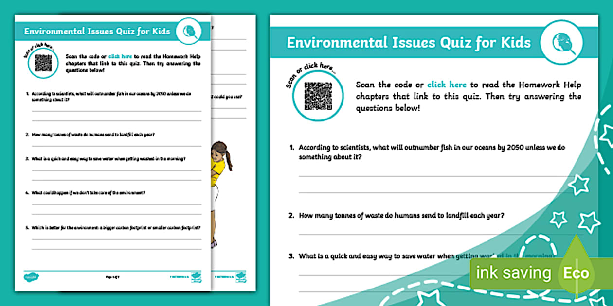 Environmental Issues Quiz for Kids