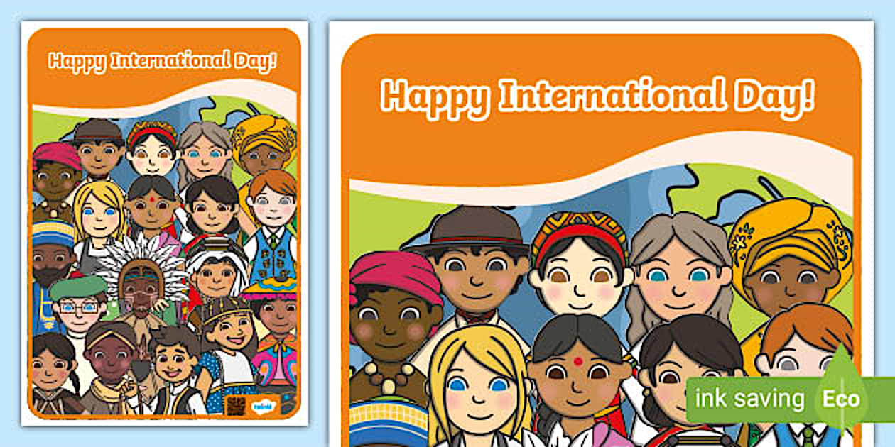 International Day Poster - International Day | Twinkl