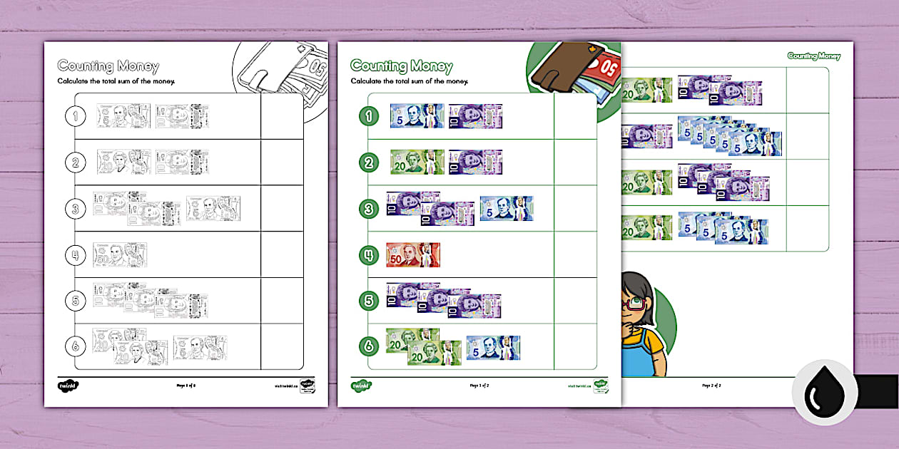 How to Count 50 Dollar Bills – Canadian Money Counting