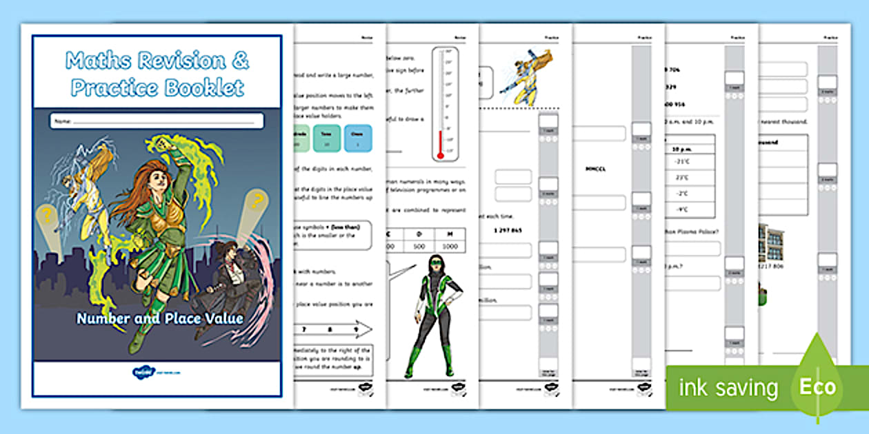 Year 6: Place Value SATs Questions Workbook Revision