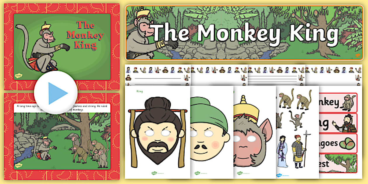CfE Early Level The Monkey King Resource Pack - Twinkl