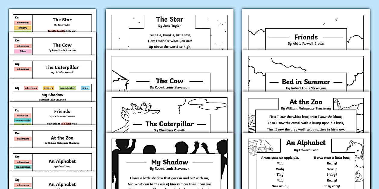 Figurative Language Poems Pack | Twinkl (teacher made)