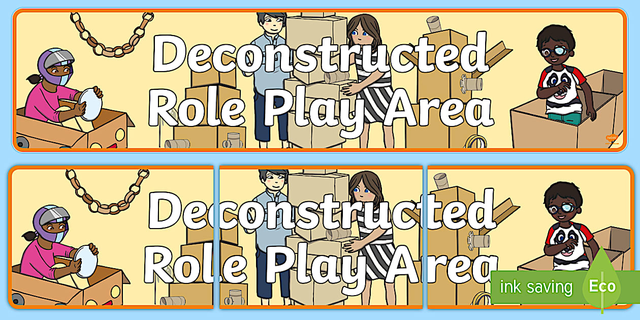 👉 Deconstructed Role Play Area Banner (teacher made)