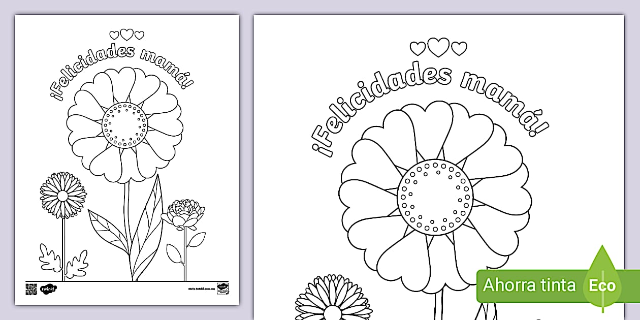 Día de las Madres - hoja para colorear (teacher made)