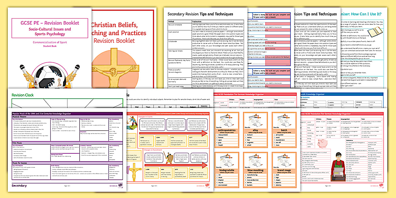 FREE! - Non-Core Subjects Revision Taster Resource Pack