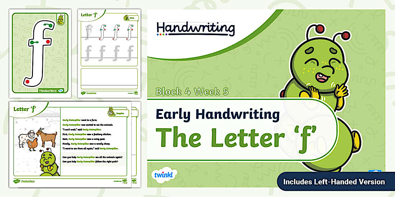 Early Handwriting Block 4 Week 5 Pack