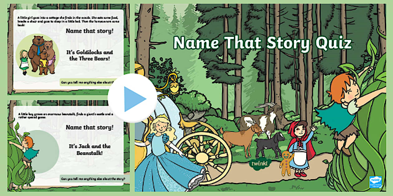 Name That Story PowerPoint Quiz | Twinkl (teacher made)