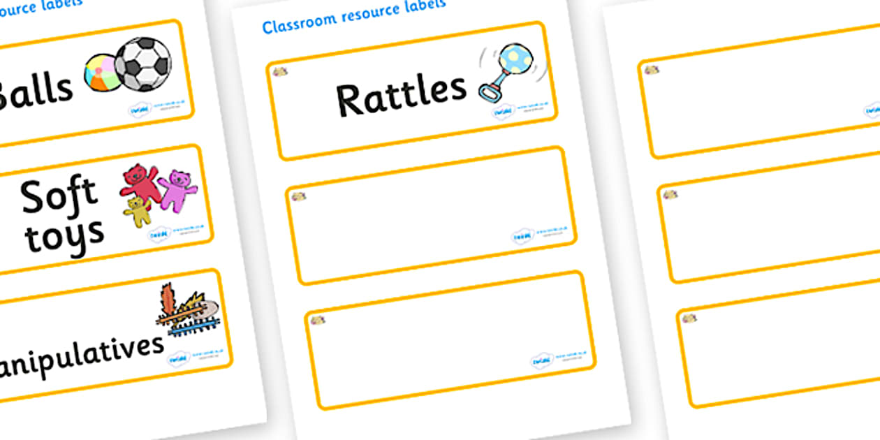 Coral Themed Editable Additional Resource Labels - Twinkl