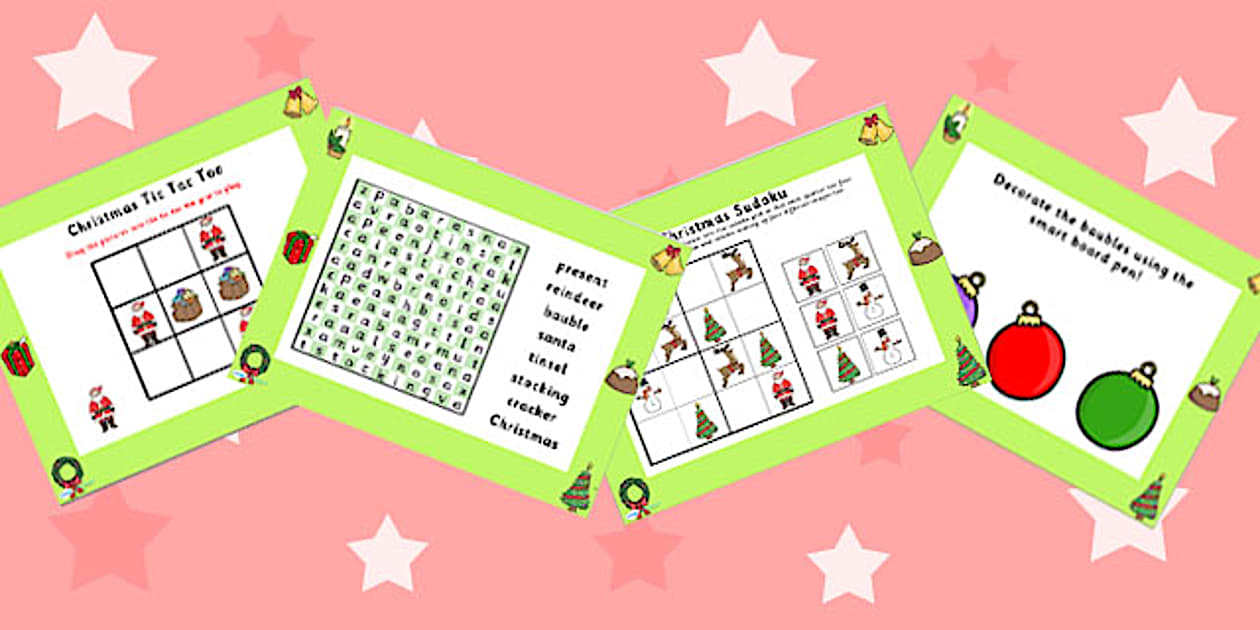 Christmas Activity Pack IWB (teacher made) - Twinkl