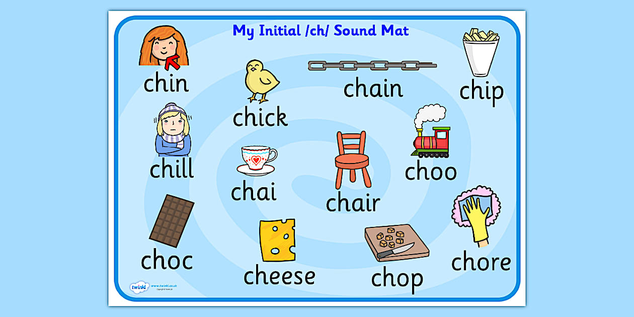 ch Sound Mat (teacher made) - Twinkl