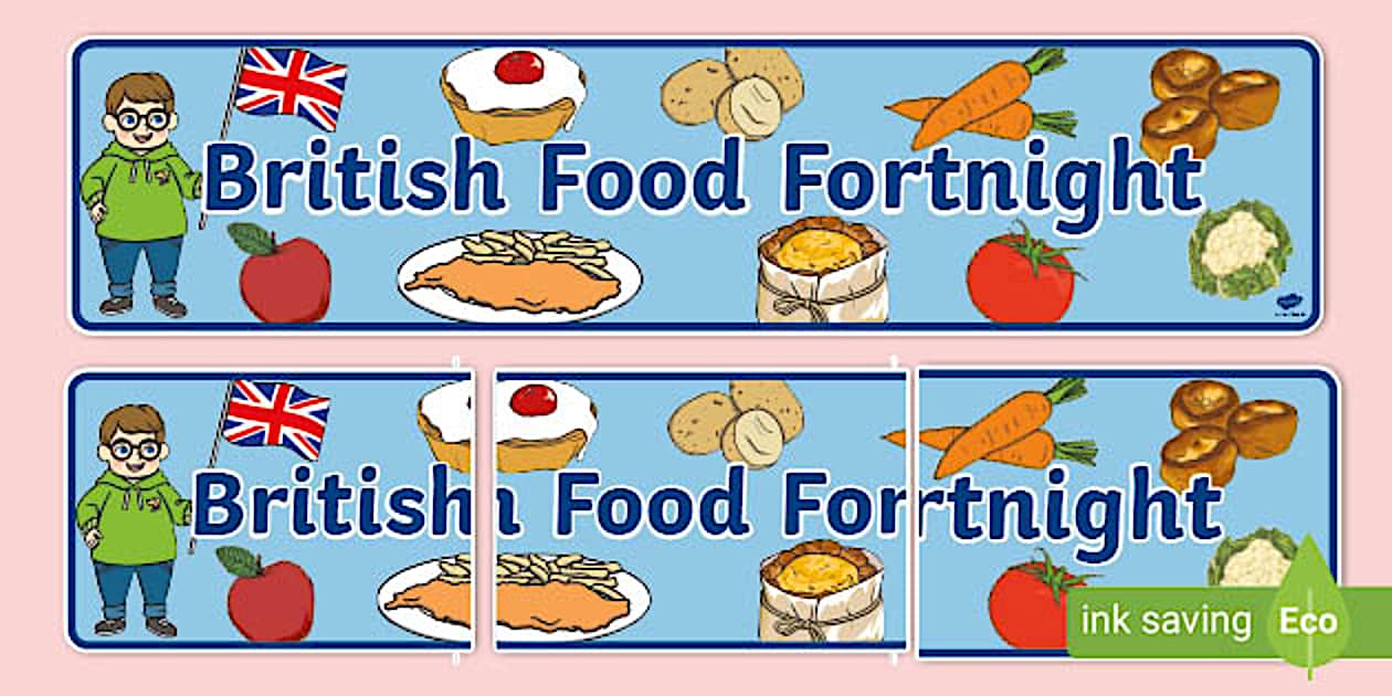 British Food Fortnight Display Banner (teacher made)