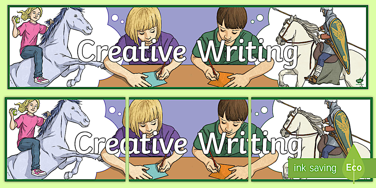 Creative Writing Display Banner - Twinkl Literacy Resources