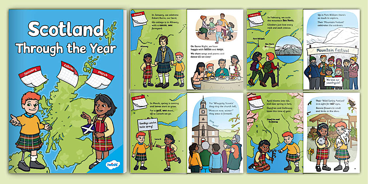 Scotland Through the Year eBook (teacher made) - Twinkl
