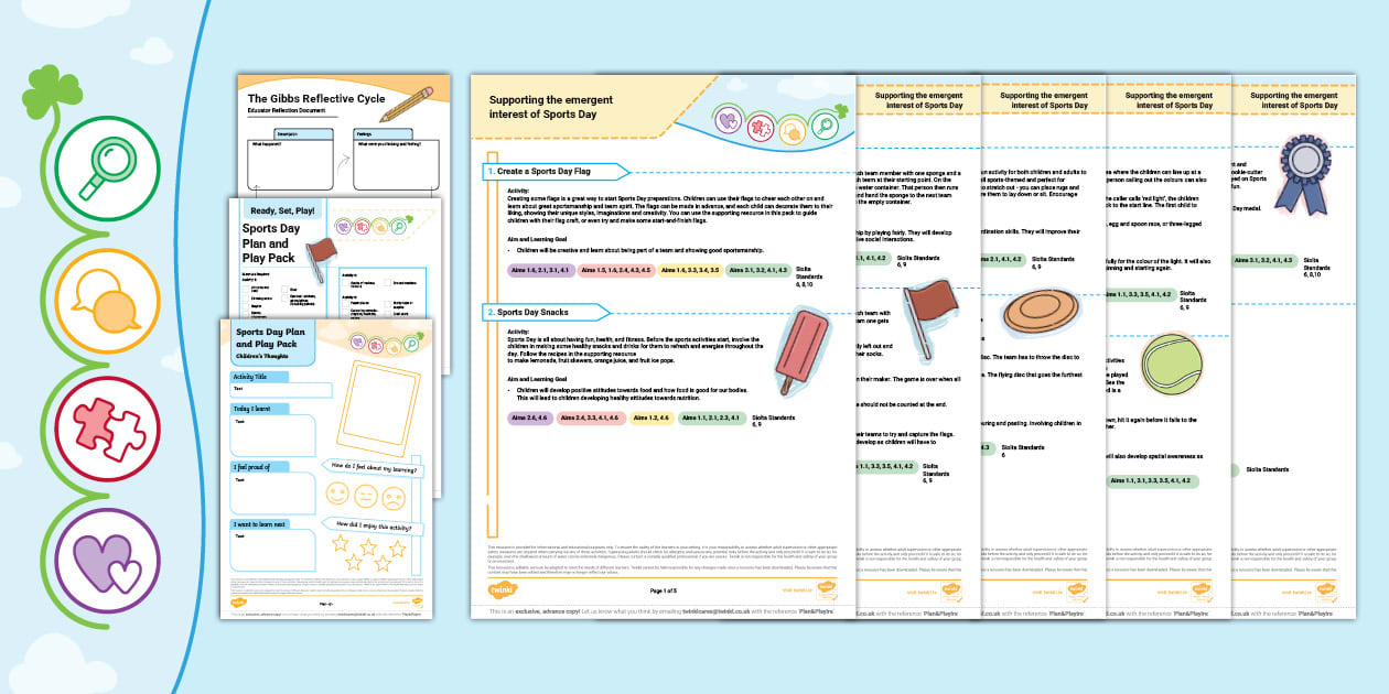 Sports Day Plan and Play Pack (Lesson Plan Only) - Twinkl