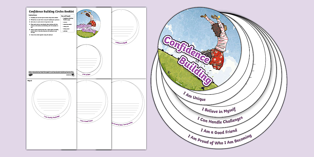 Confidence Building Circles Booklet (teacher made) - Twinkl