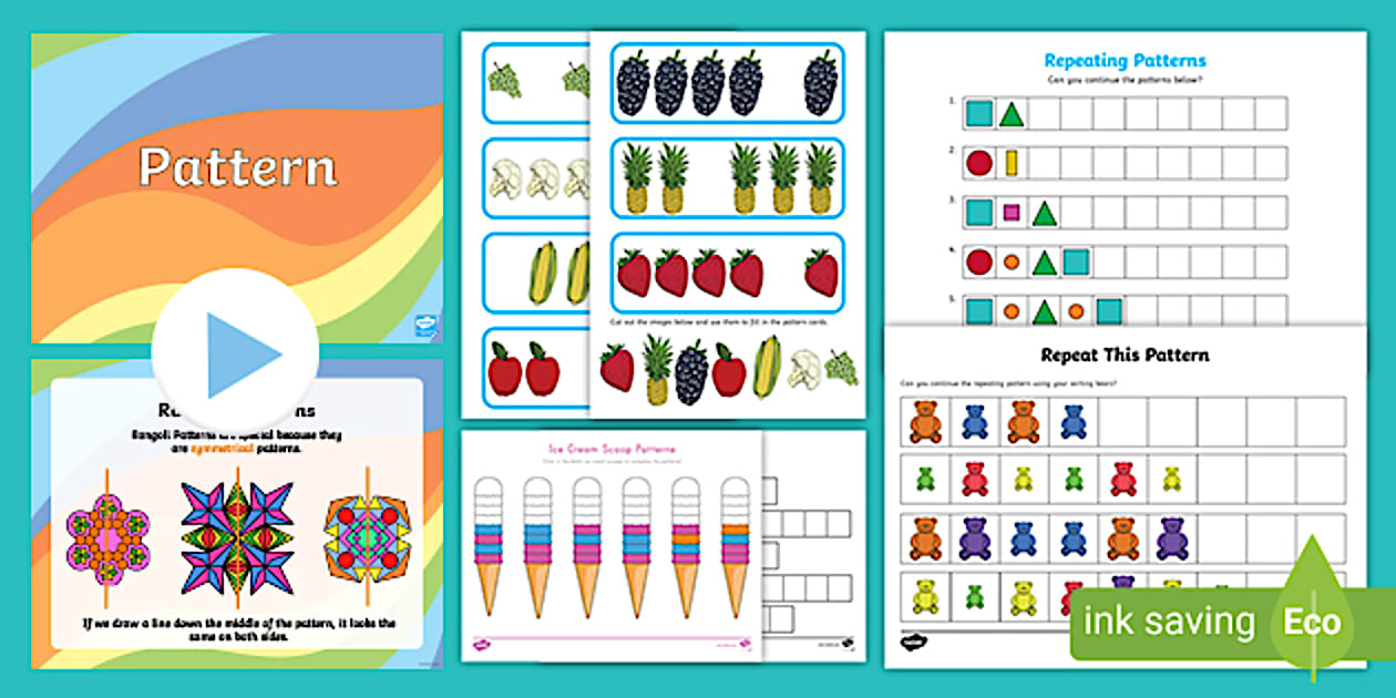 Maths Firstsecond Class Patterns Pack 1 Twinkl