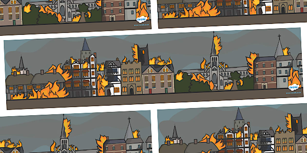 The Great Fire of London Events Small World Background