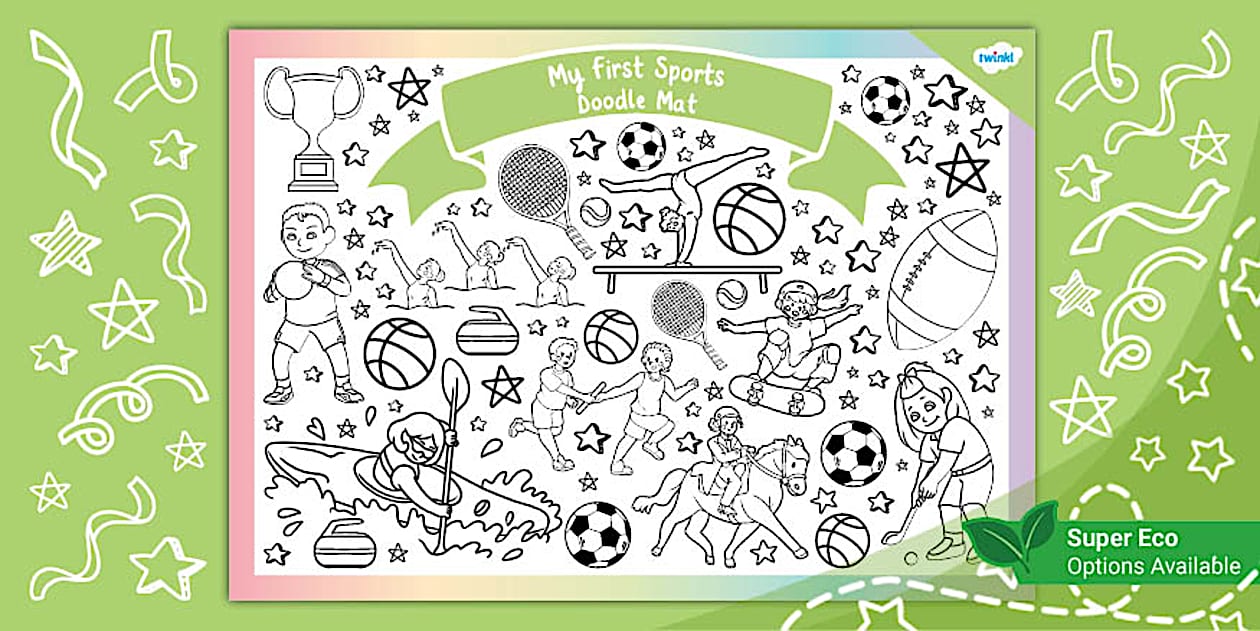 Sports Doodle Mat Activity | Parents Baby & Pregnancy