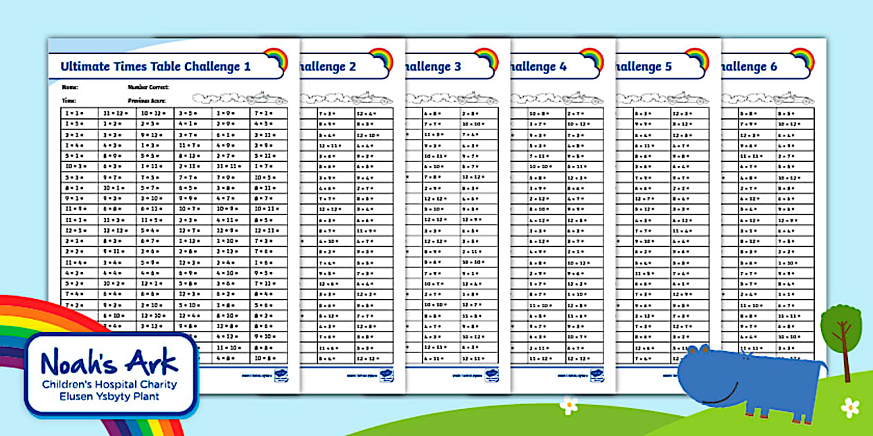 FREE! - Ultimate Times Table Activity Pack (teacher made)