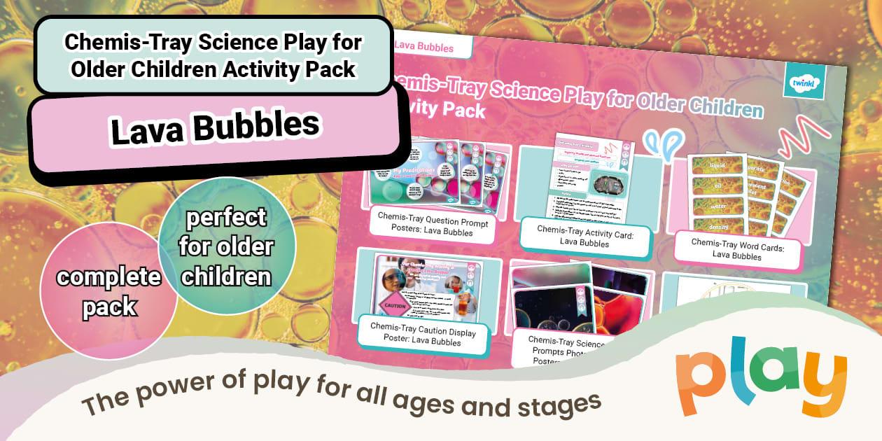 Chemis-Tray Science Play for Older Children Activity Pack