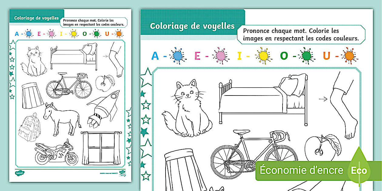 Les voyelles à imprimer | Ressource Twinkl (teacher made)