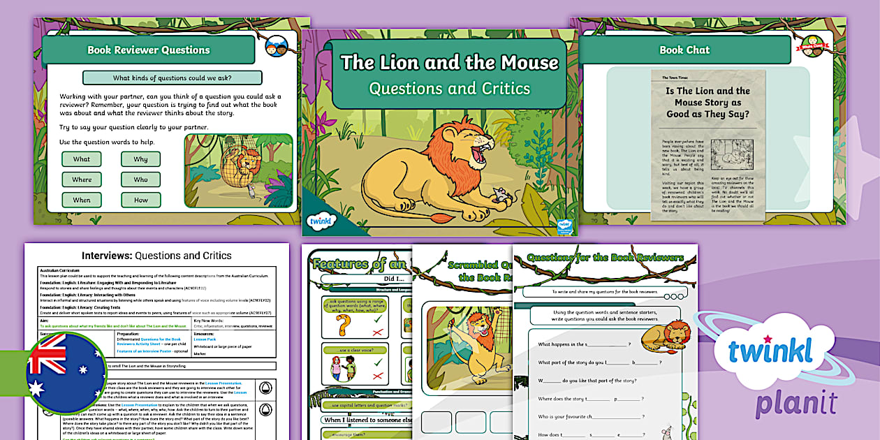 Foundation The Lion and the Mouse Interviews Lesson 1