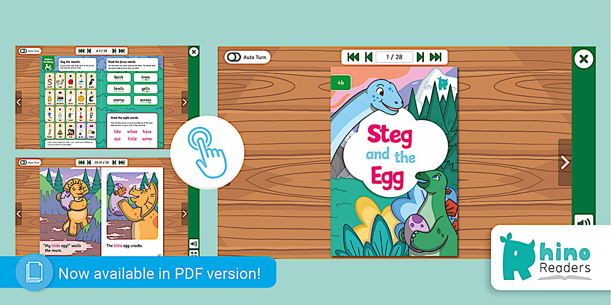 Level 4b Decodable Readers: Steg and the Egg