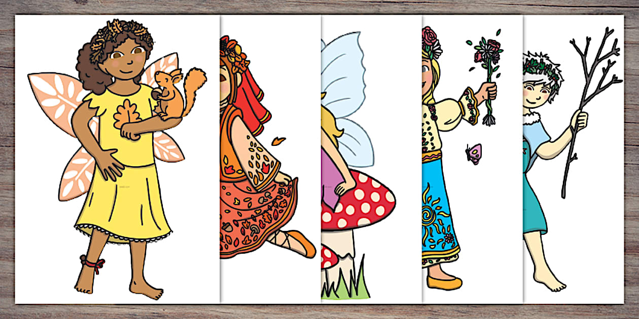 Printable Fairy Cut-outs | Twinkl Party (creat de profesori)