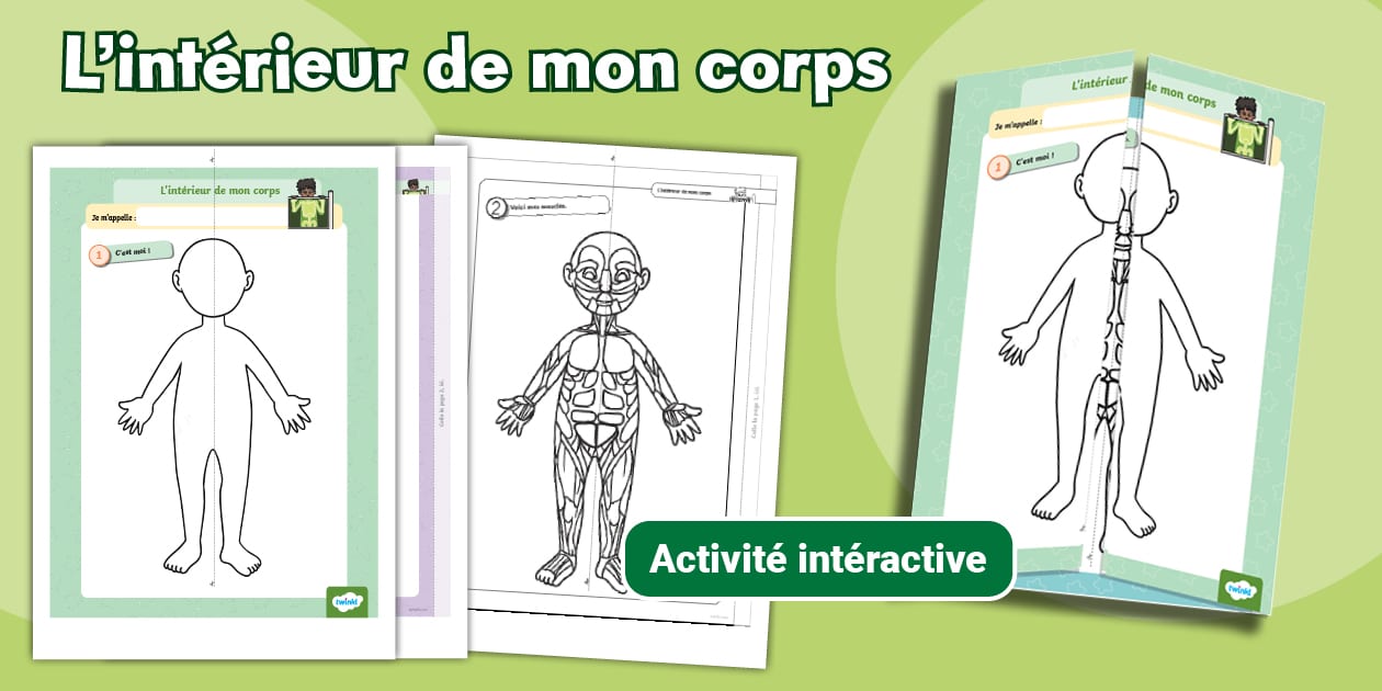 * NEW * Lapbook - L'intérieur de mon corps