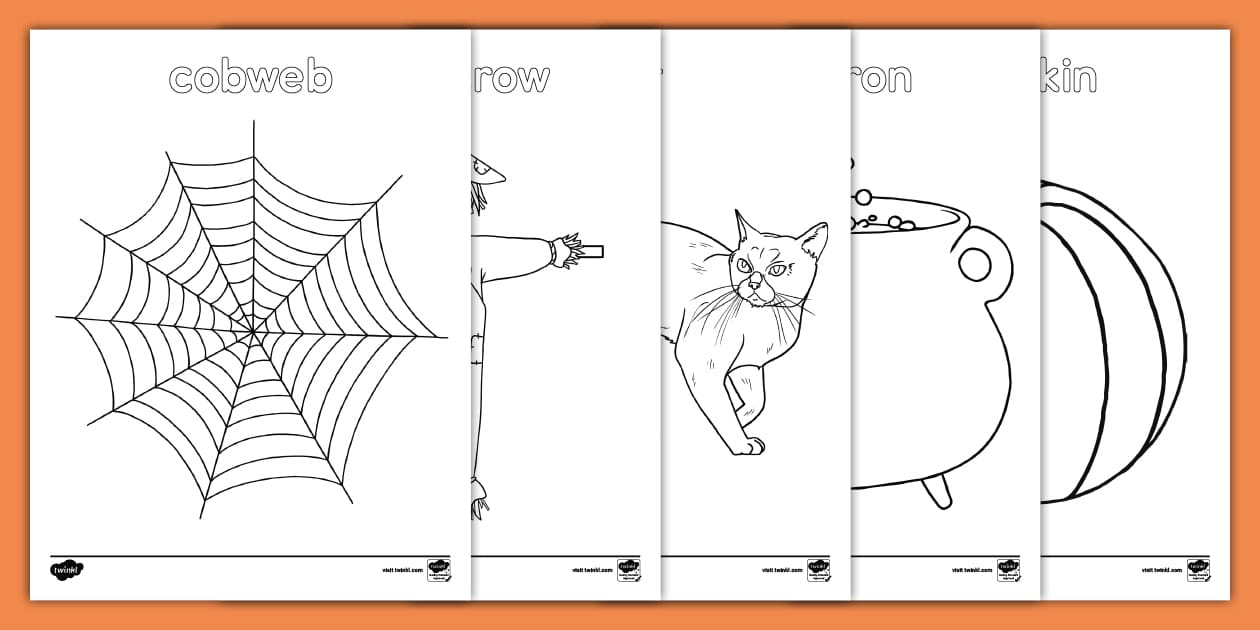 Children's Halloween Coloring Pages | Halloween | Twinkl USA